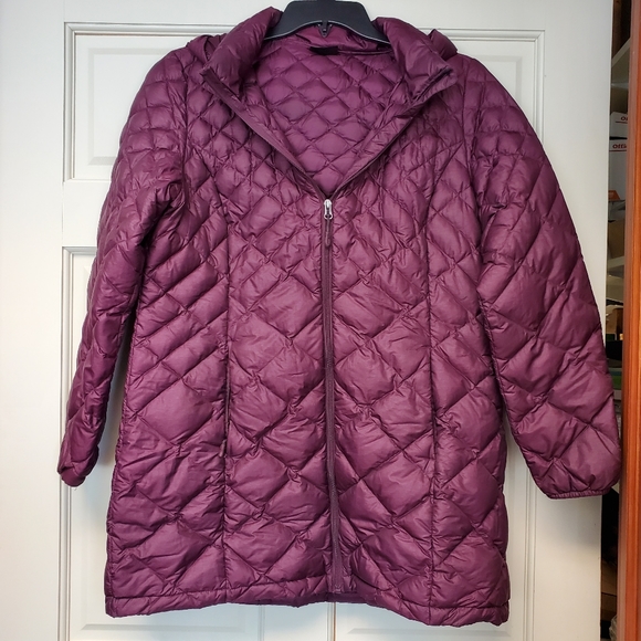 32 Degrees | Jackets & Coats | Plum Colored Downfilled Puffer Coat ...